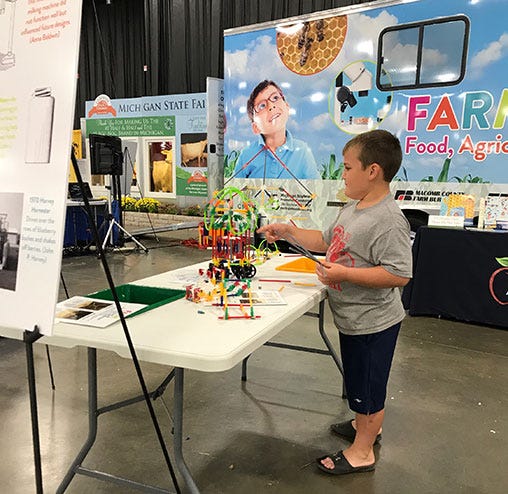 FARM Science Lab connects with Michigan State Fairgoers - Michigan Farm ...
