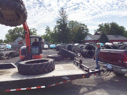 Monroe County, co-op, Farm Bureau unite on tire recycling - Michigan ...