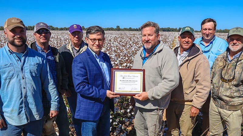 New Speaker of the House Rep. Mike Johnson urges farm bill approval ...