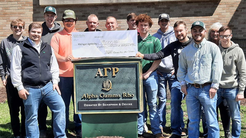 MSU’s Alpha Gamma Rho crosses $102,000 threshold in Michigan AgrAbility ...