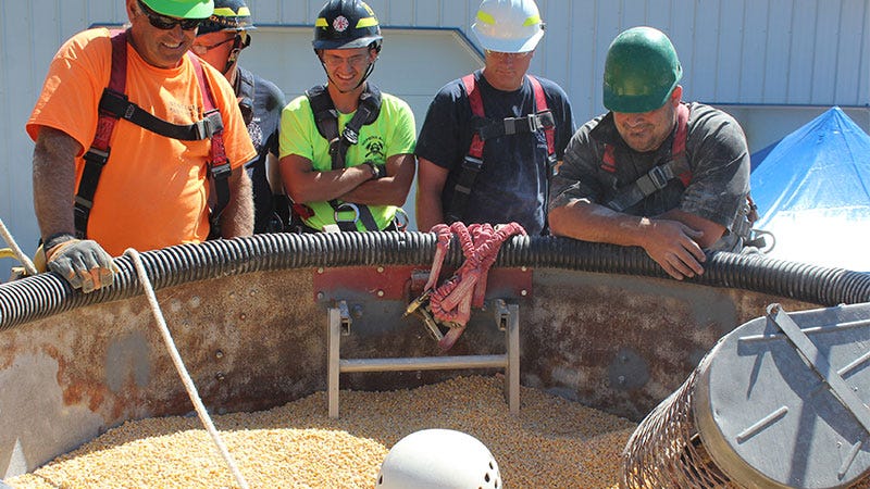 Firefighters and farmers raise money for grain bin entrapment equipment ...