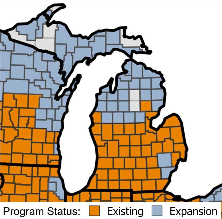 USDA expands Margin Protection for corn and soybean farmers in more MI ...