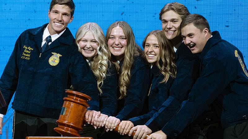 Lilly Nyland, MI FFA well represented at national convention - Michigan ...