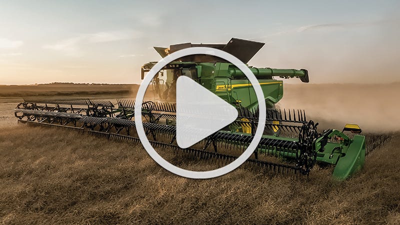 John Deere's model year 2026 combines includes advanced automation ...