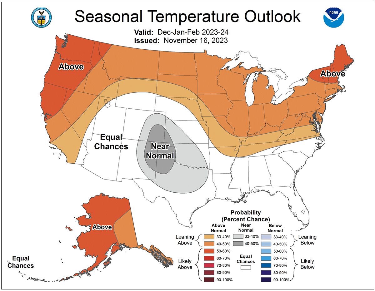 El Niño winter? Expect above-normal temps, below-normal snowfall ...
