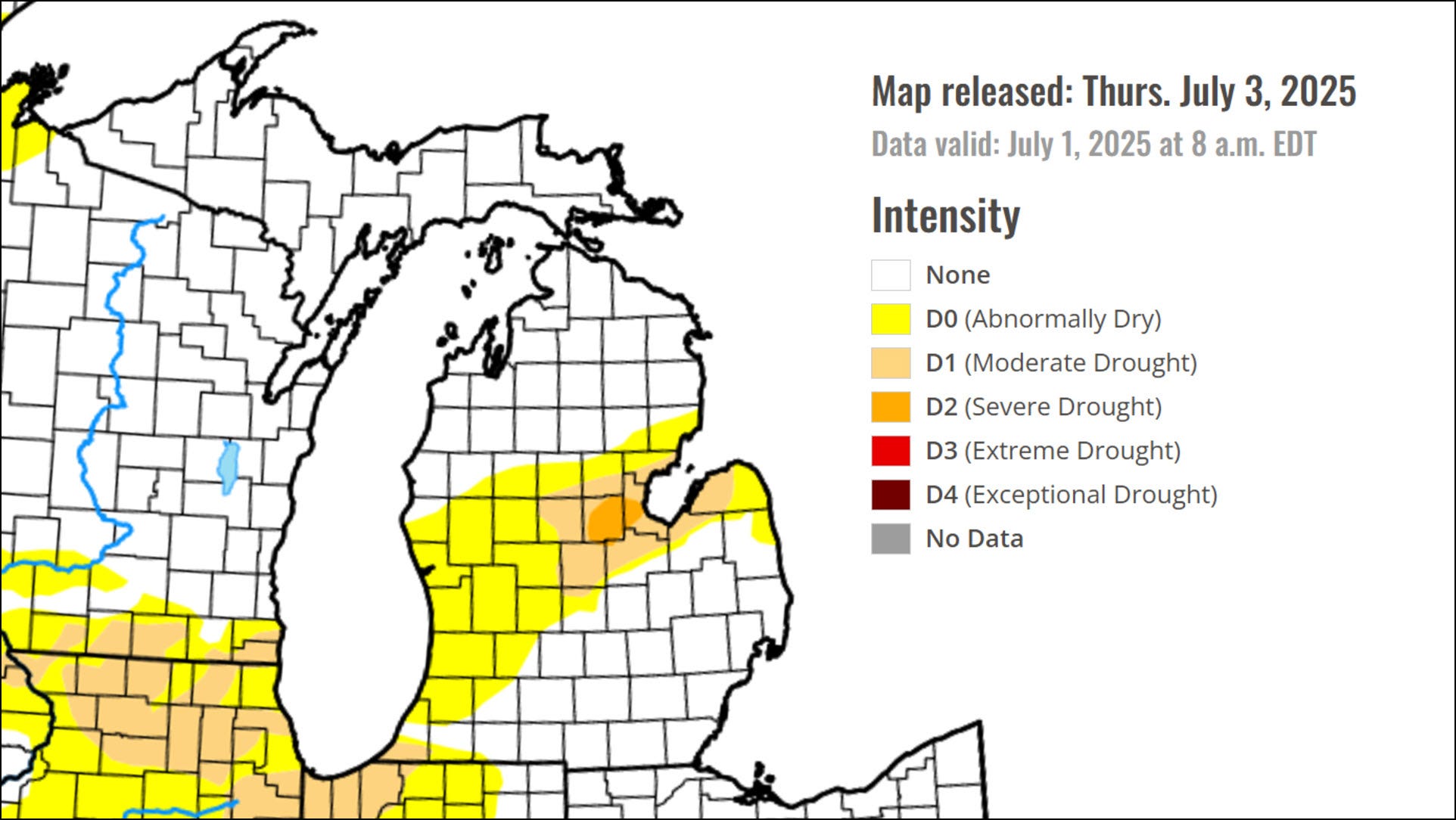 USDA designates 15 MI counties as natural disaster areas, including ...