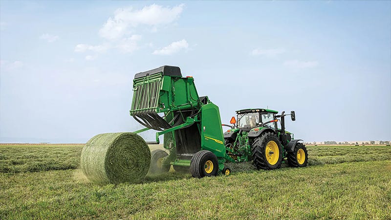 John Deere Tractors Baling Hay Forage & Hay Baler Farm Machinery ON