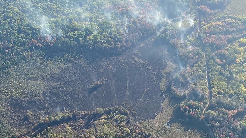 Benzie Road fire near Houghton Lake is 95% contained - Michigan Farm News