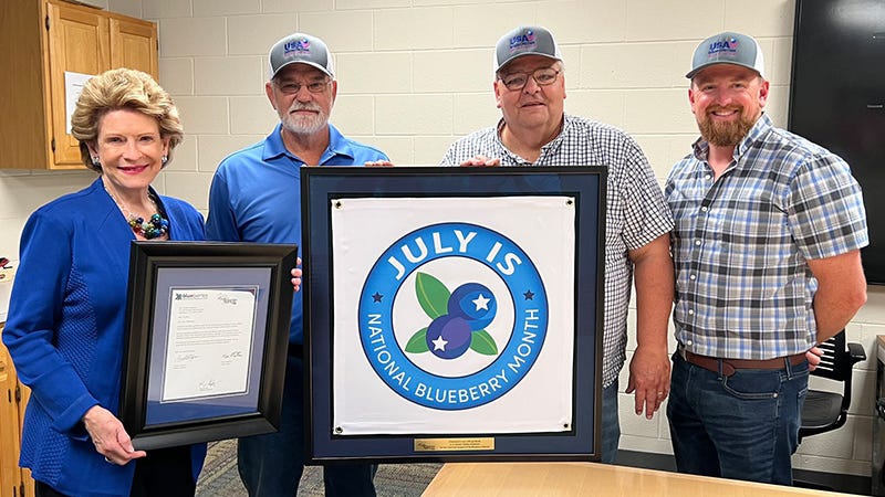 Sen. Stabenow honored for support of MI blueberry industry - Michigan ... Sen. Stabenow honored for support of MI blueberry industry - Michigan ...