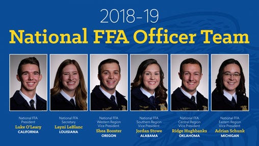 Mason FFA’s Adrian Schunk elected to 2018-2019 National FFA Officer ...