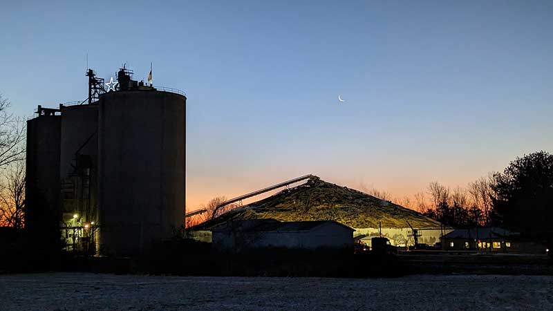 ‘It’s devastating’ — Hemlock grain storage dome fire still burning ...