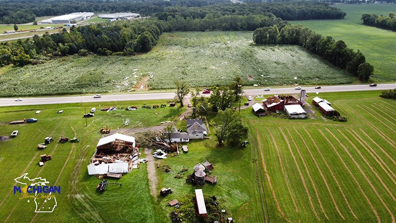 Tornadoes rip through Michigan, half a million people still without ...