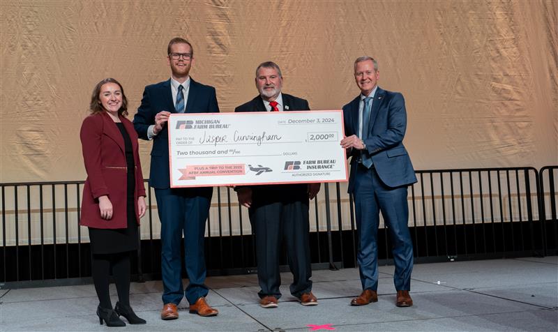 Oceana County's Jasper Cunningham takes home YF Discussion Meet prize ...