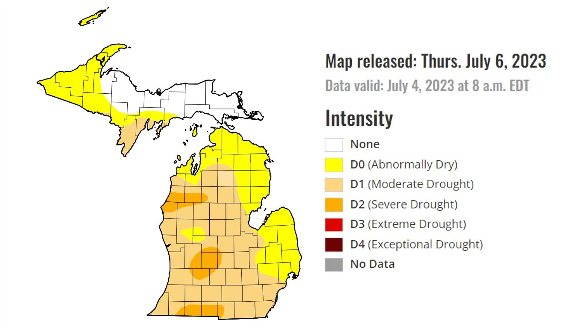 Drought expands, but crop conditions improve from recent rain ...
