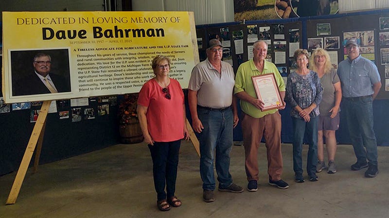 Bahrman’s legacy made permanent at U.P. State Fair - Michigan Farm News