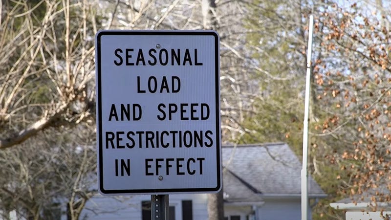 Frost laws starting earlier than normal for many MI counties - Michigan ...