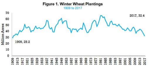 Winter wheat plantings lowest in more than a century - Michigan Farm News