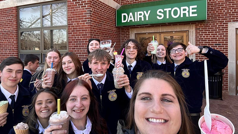 FFA Gold Star Sundae promotion sets sale record at MSU Dairy Store ...