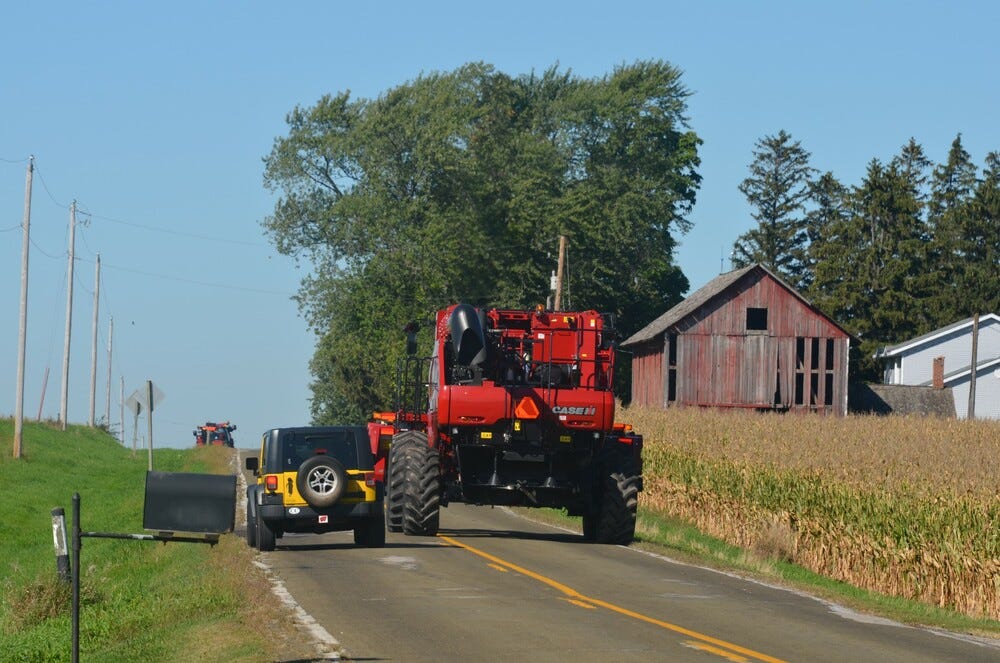 Three simple tips to road safety during harvest season - Michigan Farm News