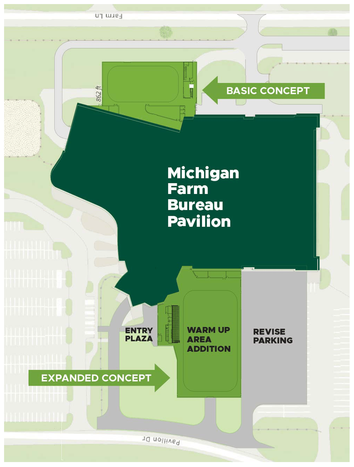 A new era at the Michigan Farm Bureau Pavilion: Expansion planning ...
